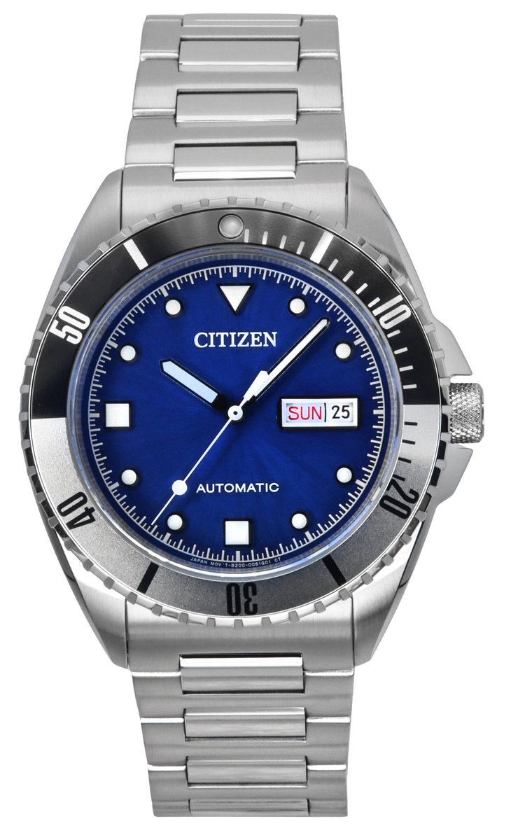 Zegarek Citizen Sport Stainless Steel Blue Dial Automatic NH7530-52M ...