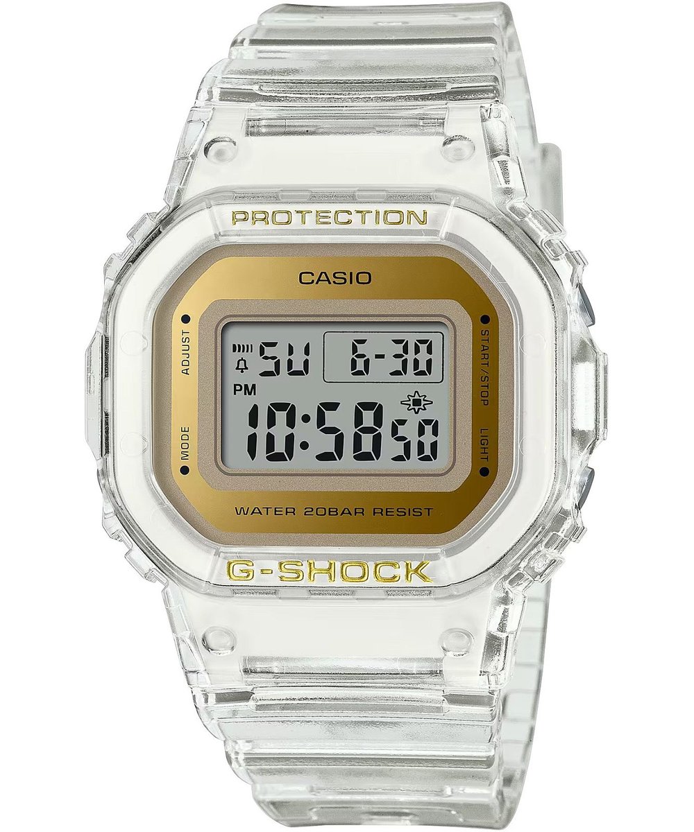 Zegarek Damski Casio G-Shock Original S-Series Skeleton Gold - G-Shock ...
