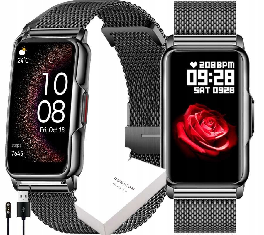 Zegarek damski SMARTWATCH SMS KROKI PL MENU PULS - Rubicon | Moda Sklep ...