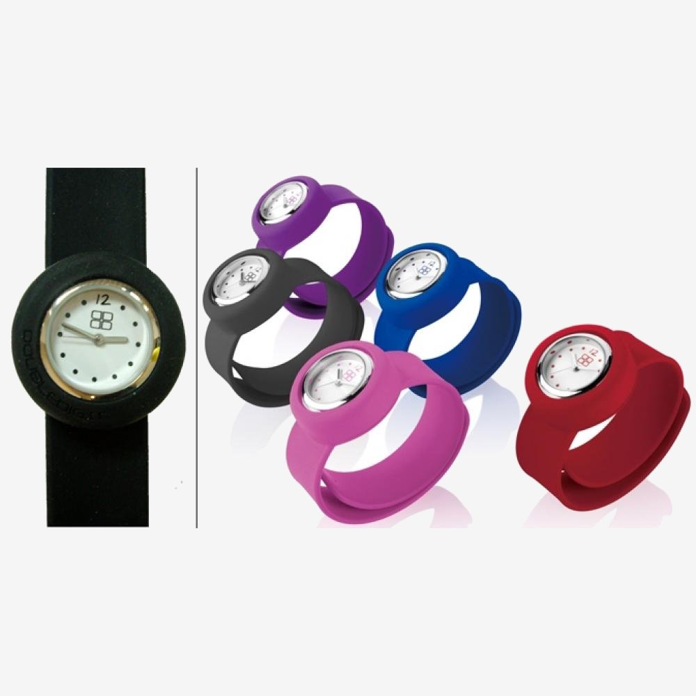 Zegarek DOUBLEDIGIT WATCH Mod. MINI SLAPPY BLACK - Inna marka | Moda ...