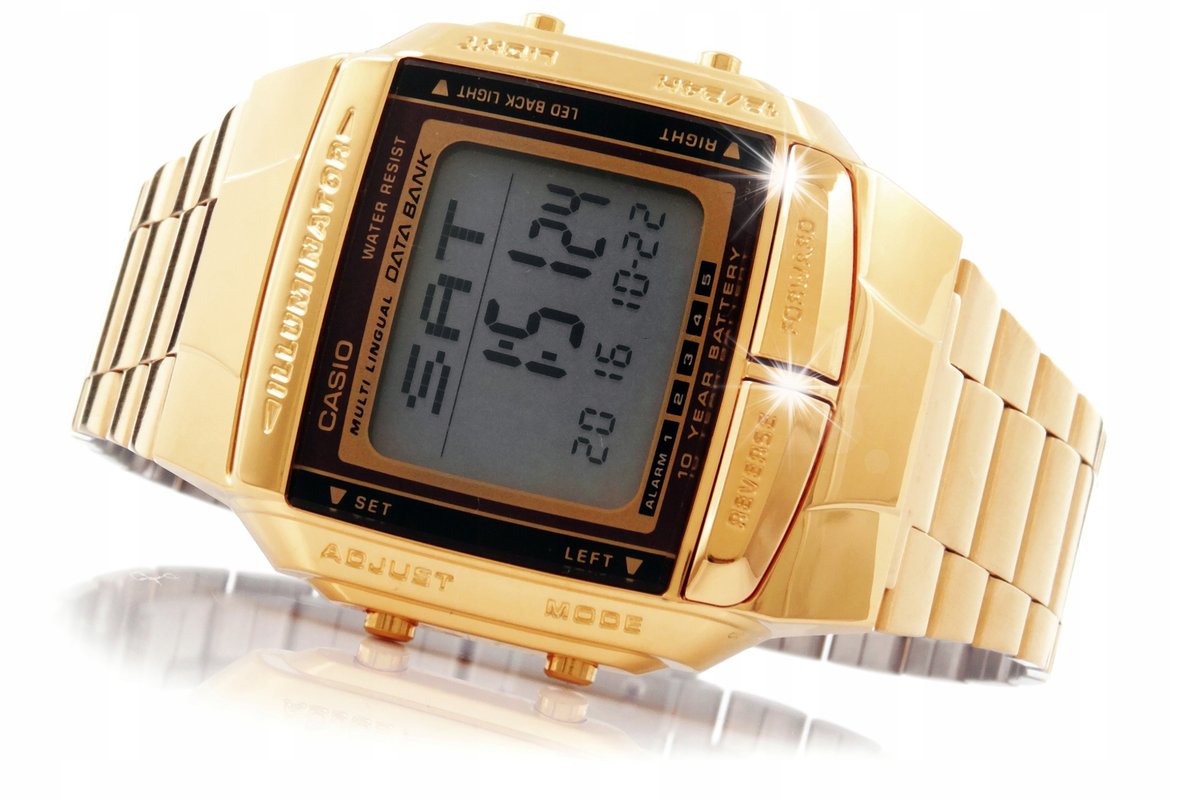 ZEGAREK MĘSKI CASIO DATABANK DB-360G-9ADF + BOX +GRAWER - Casio | Moda ...