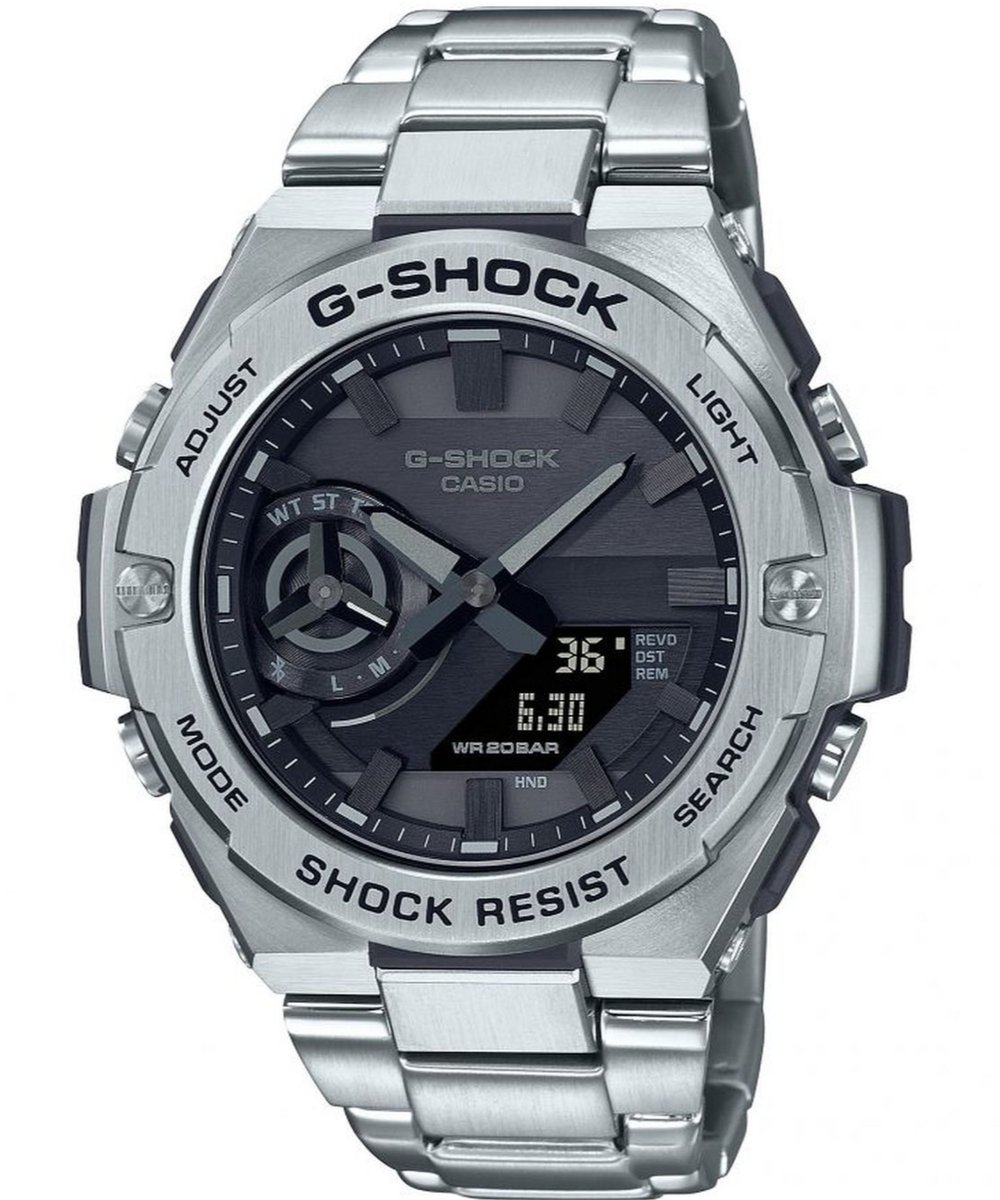 Zegarek Męski Casio G-Shock G-Steel Premium Bluetooth Sync Carbon Core ...