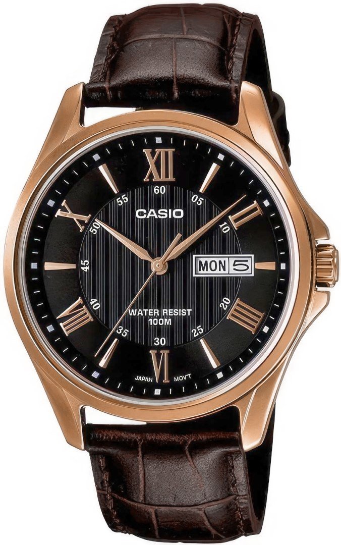 Zegarek Męski Casio MTP-1384L-1AVDF + BOX - Casio | Moda Sklep EMPIK.COM