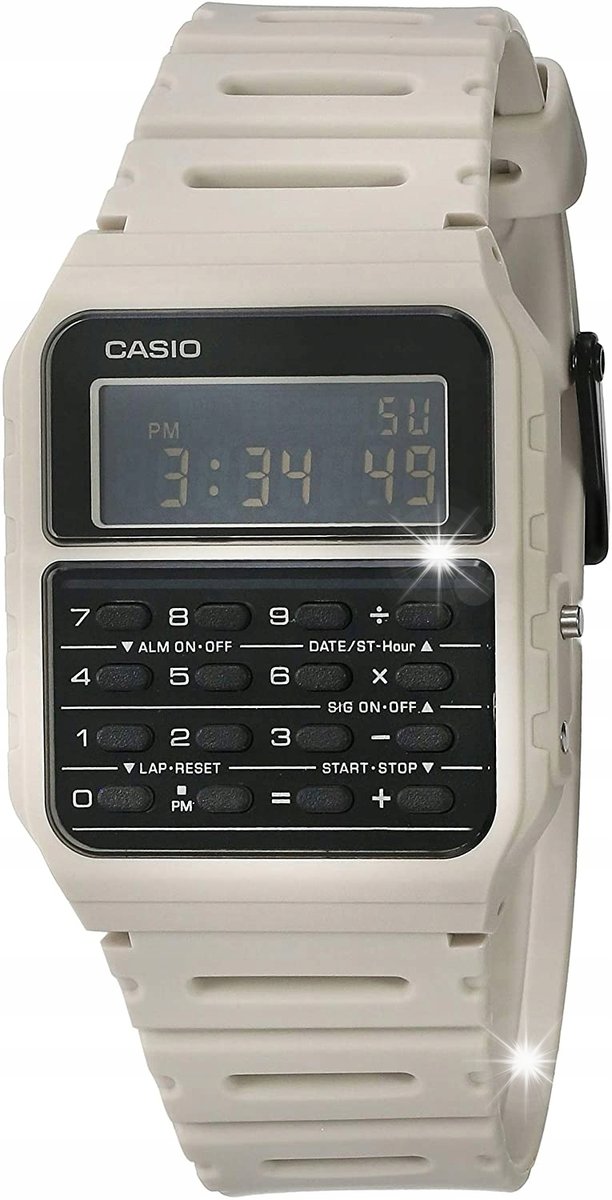ZEGAREK MĘSKI CASIO VINTAGE CA-53WF-8BCF (zd148d) + BOX + GRAWER ...