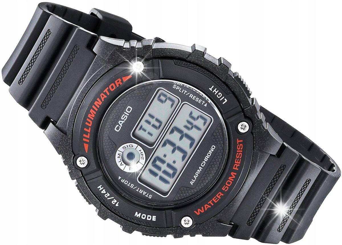 Zegarek Męski Casio W-216H-1AVEF + BOX +GRAWER - Casio | Moda Sklep ...