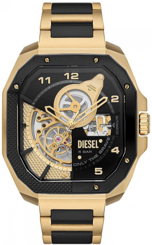 Zegarek męski DIESEL DZ7471 złoty fashion - Diesel | Moda Sklep EMPIK.COM
