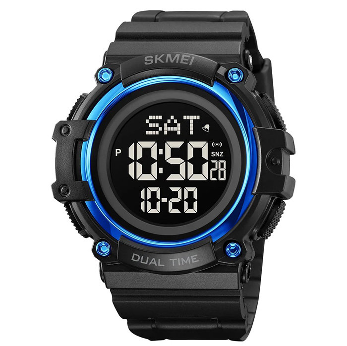 Zegarek męski / elektroniczny / alarm / 12/24 h / stoper / timer / data ...