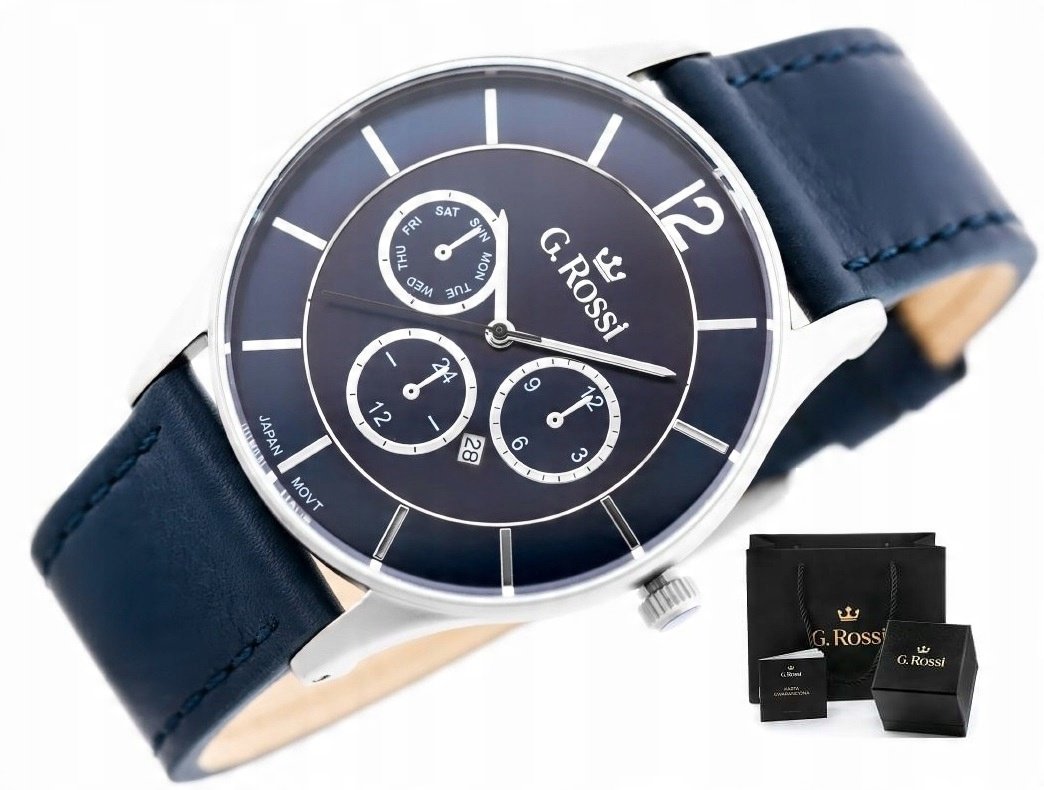 ZEGAREK MĘSKI G. ROSSI GRAWER - G. Rossi | Moda Sklep EMPIK.COM