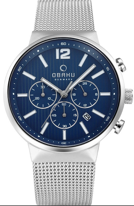 Zegarek męski Obaku Storm Chronograph - Obaku | Moda Sklep EMPIK.COM