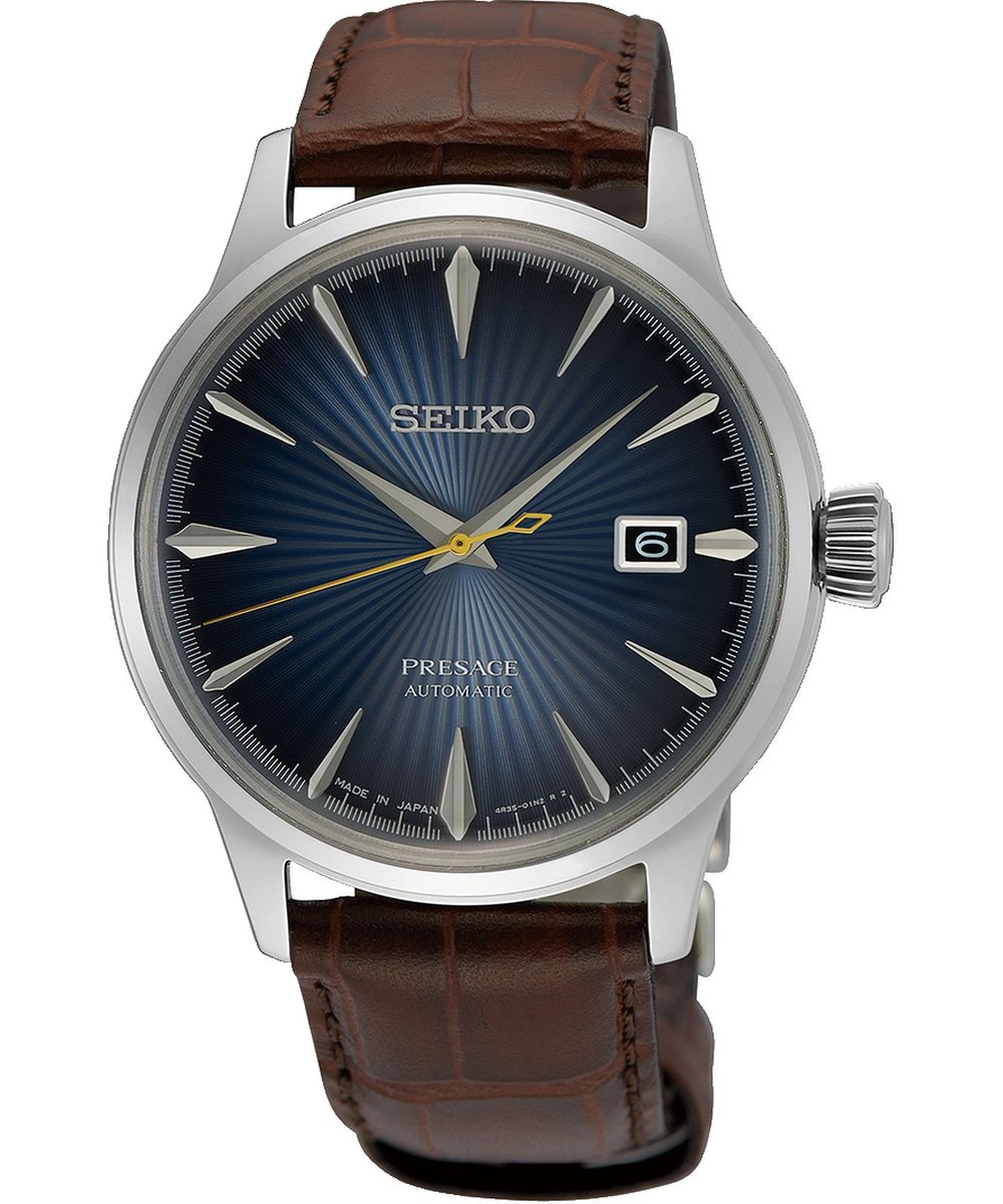 Zegarek Męski Seiko Presage Cocktail Midnight Blue Moon Automatic ...