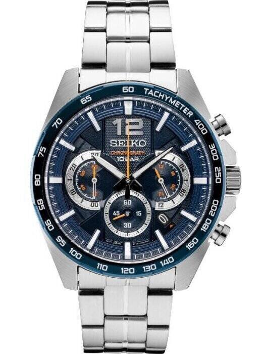 Zegarek Męski Seiko SSB345P1 + BOX - Seiko | Moda Sklep EMPIK.COM