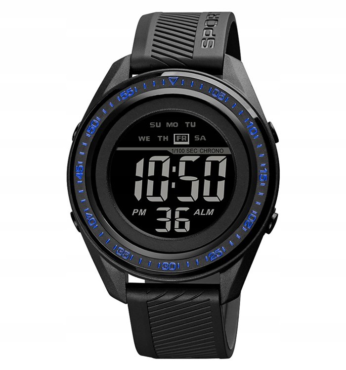 Zegarek męski SKMEI elektroniczny stoper 12/24 - SKMEI | Moda Sklep ...
