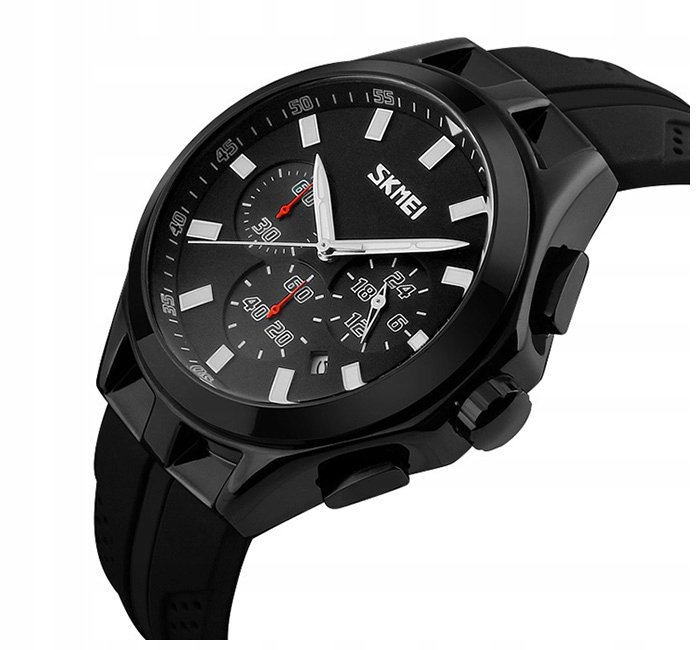 Zegarek męski SKMEI pasek chronograf datownik - SKMEI | Moda Sklep EMPIK.COM