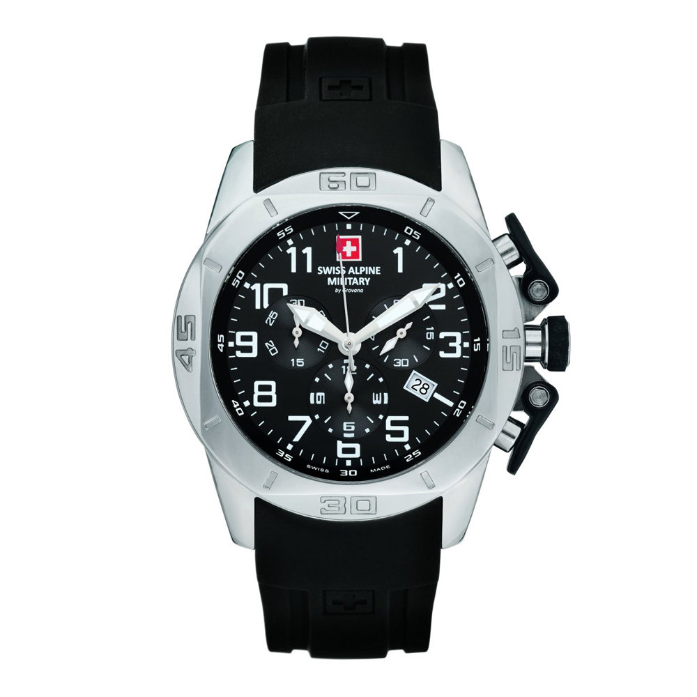 Zegarek męski Swiss Alpine Military 7063.9837SAM z chronografem - Swiss ...