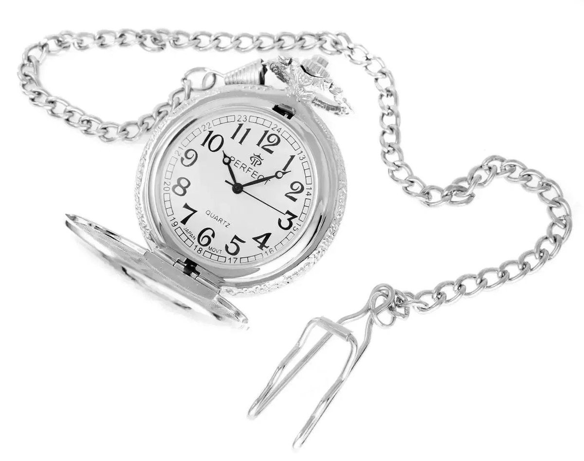 Zegarek Perfect A11-PNP męski kieszonkowy dewizka czytelny - PERFECT | Moda Sklep EMPIK.COM