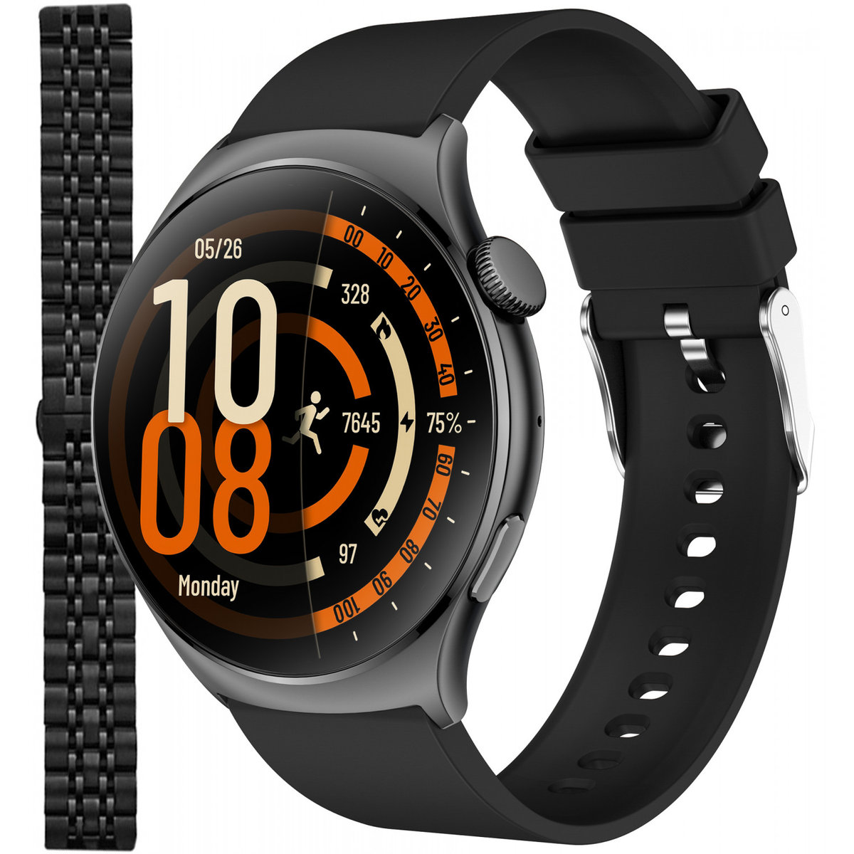 Zegarek Smartwatch Damski Enter JUT.10.14.534.124-SET czarny - Inna ...