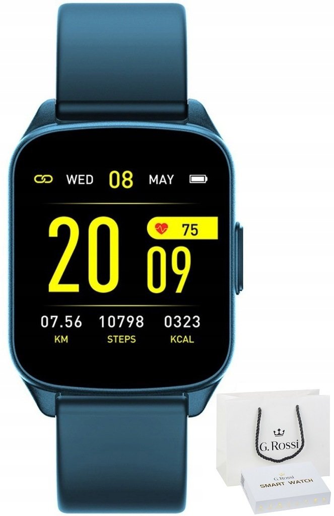 ZEGAREK SMARTWATCH G. ROSSI CIŚNIENIE PULS KROKI - Inna marka | Sklep ...