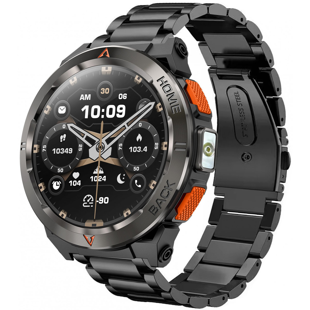 Zegarek Smartwatch Męski Enter EX.500.SG.241.14 czarny - Inna marka ...