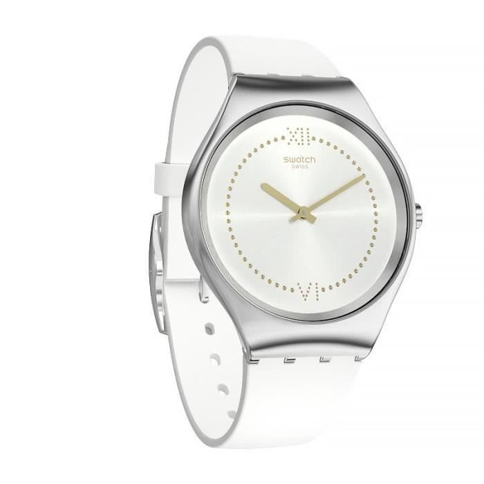 Zegarek - Swatch - SYXS108 - Srebrny - Damski - Kwarcowy - Analogowy ...