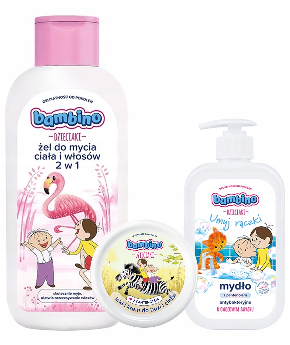Żel Do Mycia 2W1, Mydło I Krem Bambino Dzieciaki - Inna marka | Sklep EMPIK.COM