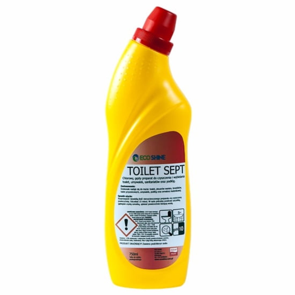 Żel Do Toalet Myjąco-Wybielający Z Aktywnym Chlorem 750Ml Eco Shine ...