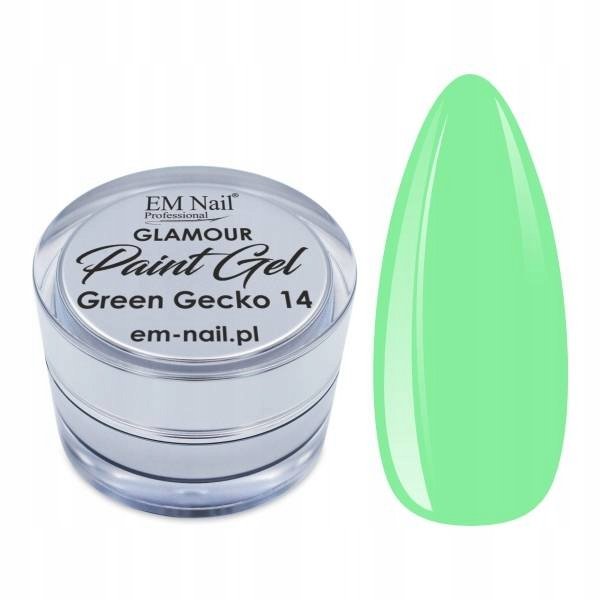 Żel do zdobień EM Nail Paint Green Gecko | Sklep EMPIK.COM