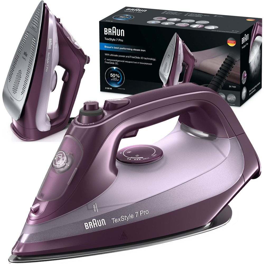 Żelazko Braun SI7181VI 3100W fioletowe - Braun | AGD Sklep EMPIK.COM