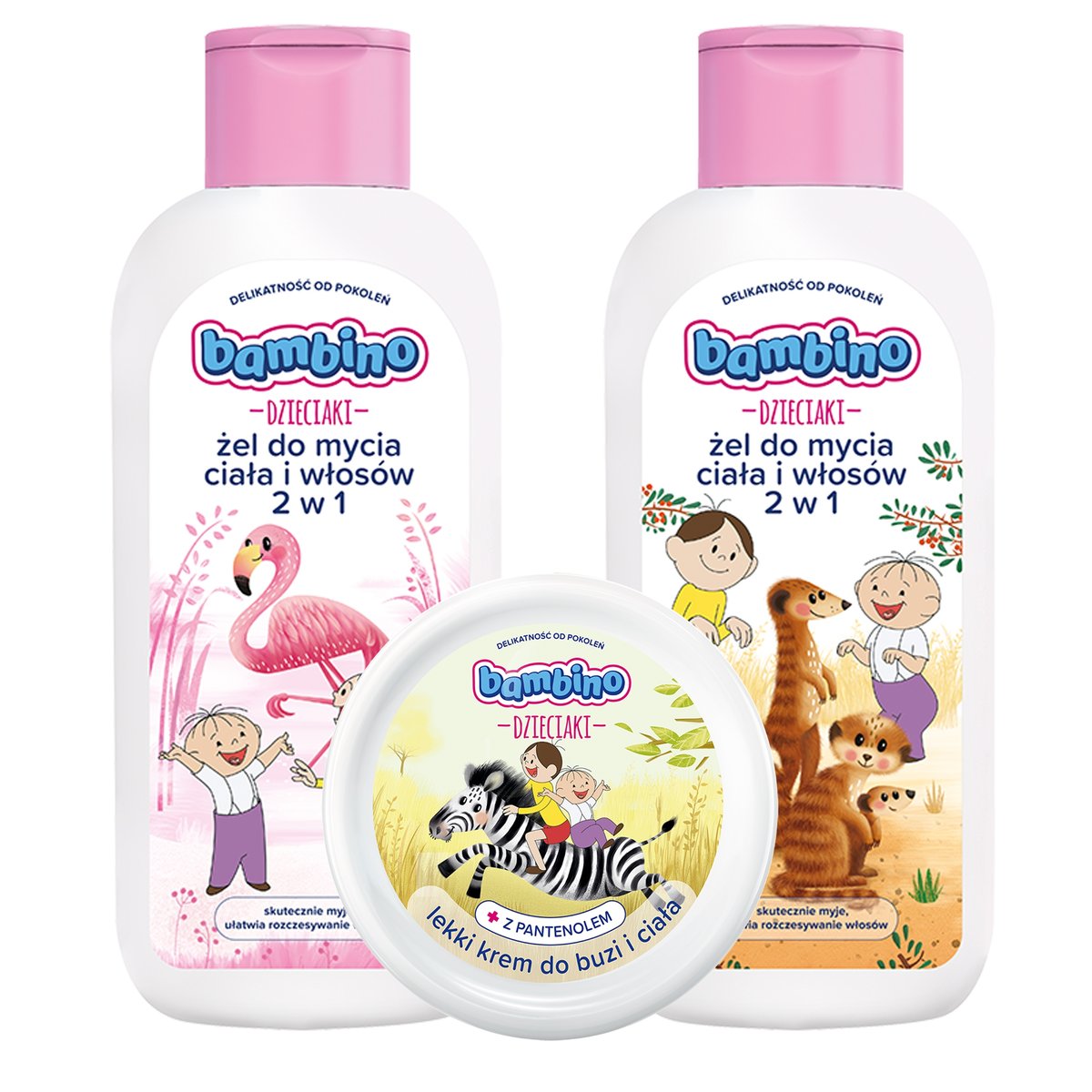 Żele Do Mycia 2W1 Mix + Krem Bambino Dzieciaki Bolek I Lolek - Inna marka | Sklep EMPIK.COM