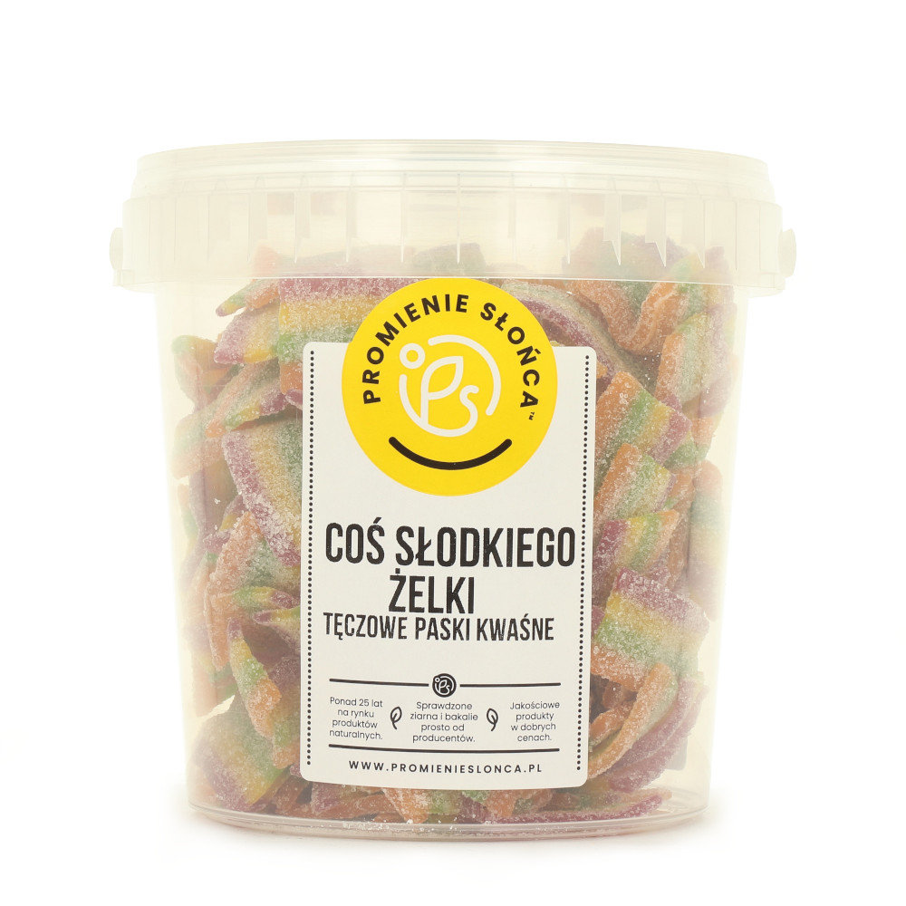 Żelki Kwaśne Tęczowe Paski 600 g - PROMIENIE SŁOŃCA | Sklep EMPIK.COM