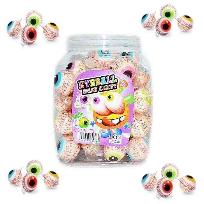 żelki oczy EYE BALL JELLY CANDY 18g 50szt. - Profisa | Sklep EMPIK.COM