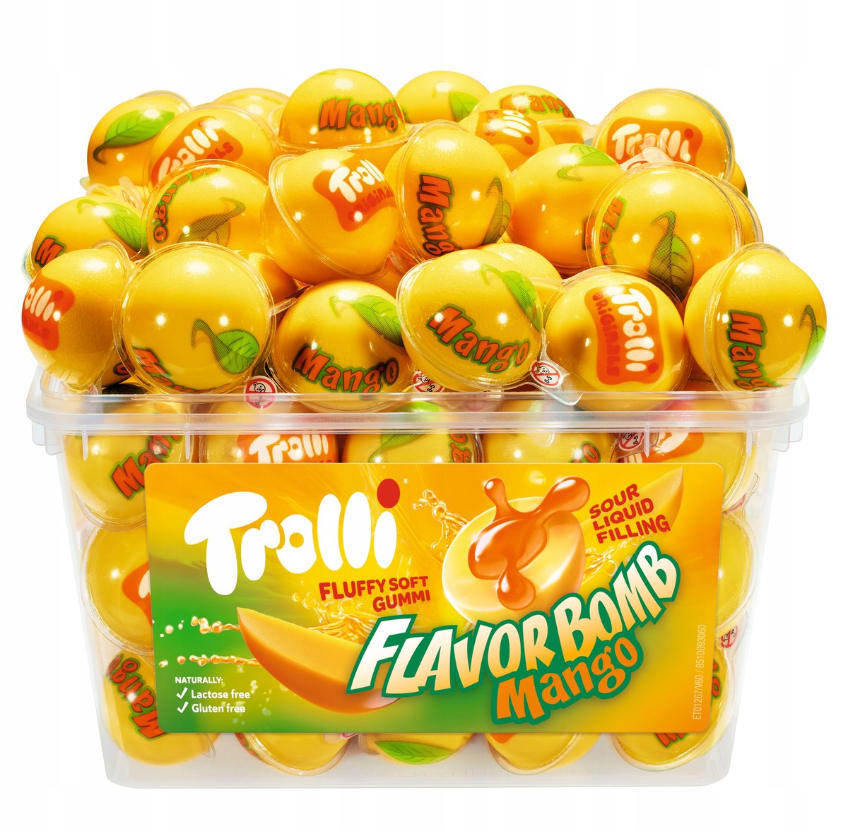 Żelki Trolli Mango Flavor Bomb 60 szt - Trolli | Sklep EMPIK.COM
