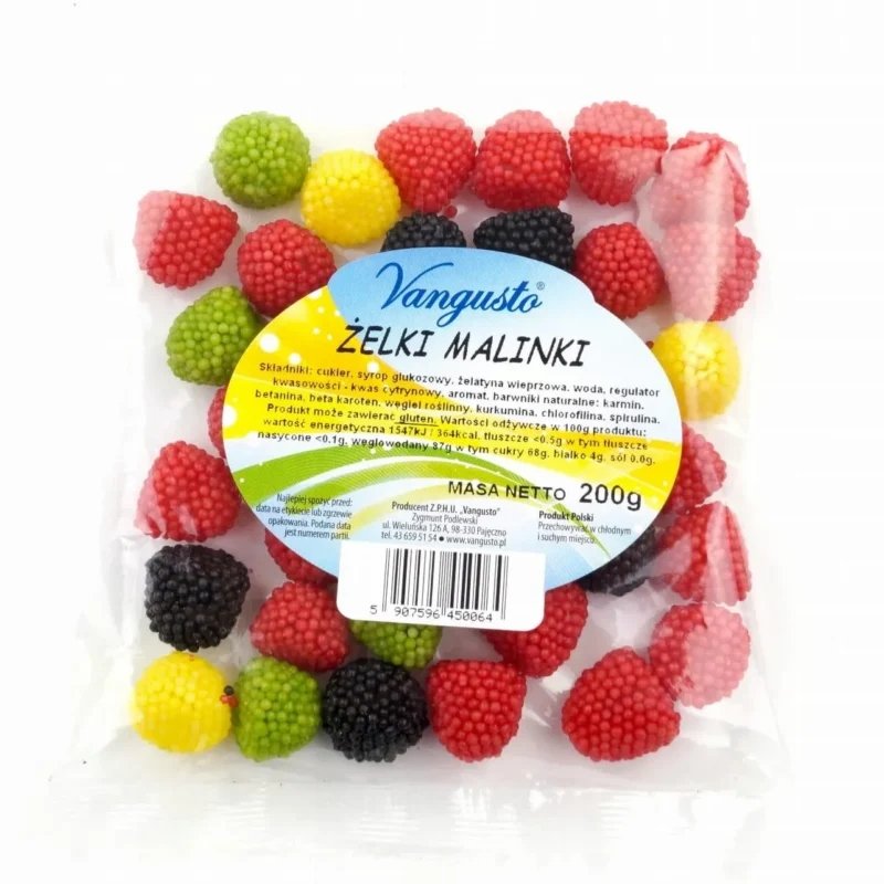 Żelki Vangusto 200g malinki - inna (Inny) | Sklep EMPIK.COM
