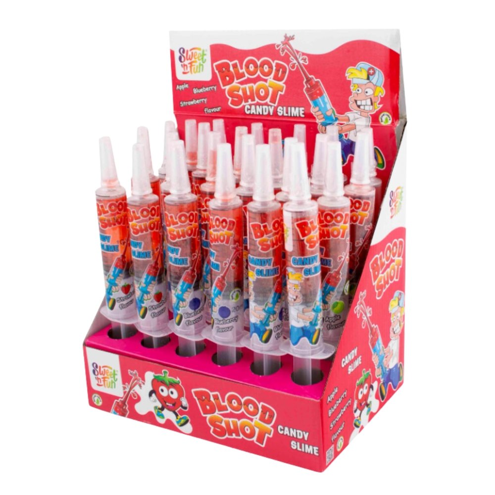 Żelki w Płynie Strzykawka Slime Blood Shots 24x20g Maxco - Słodka ...