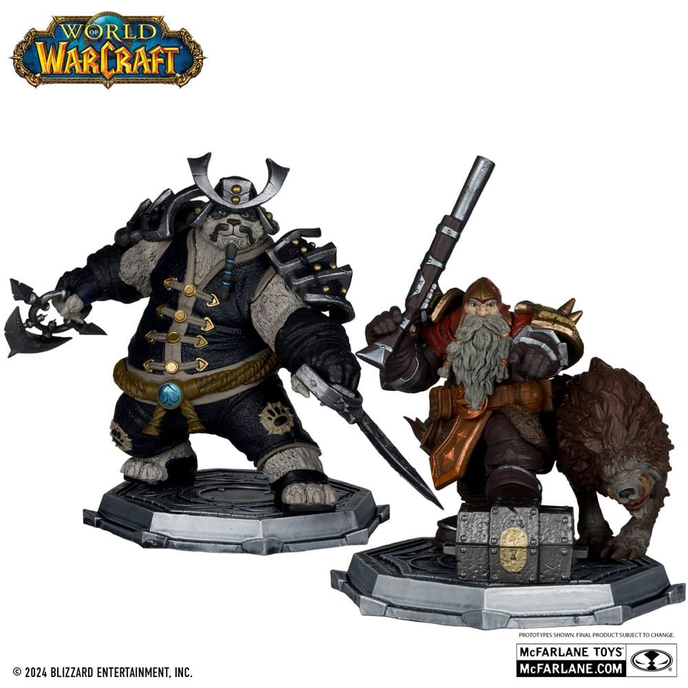 Zestaw 2 figurek World of Warcraft - Dwarf Hunter: Beast Master ...