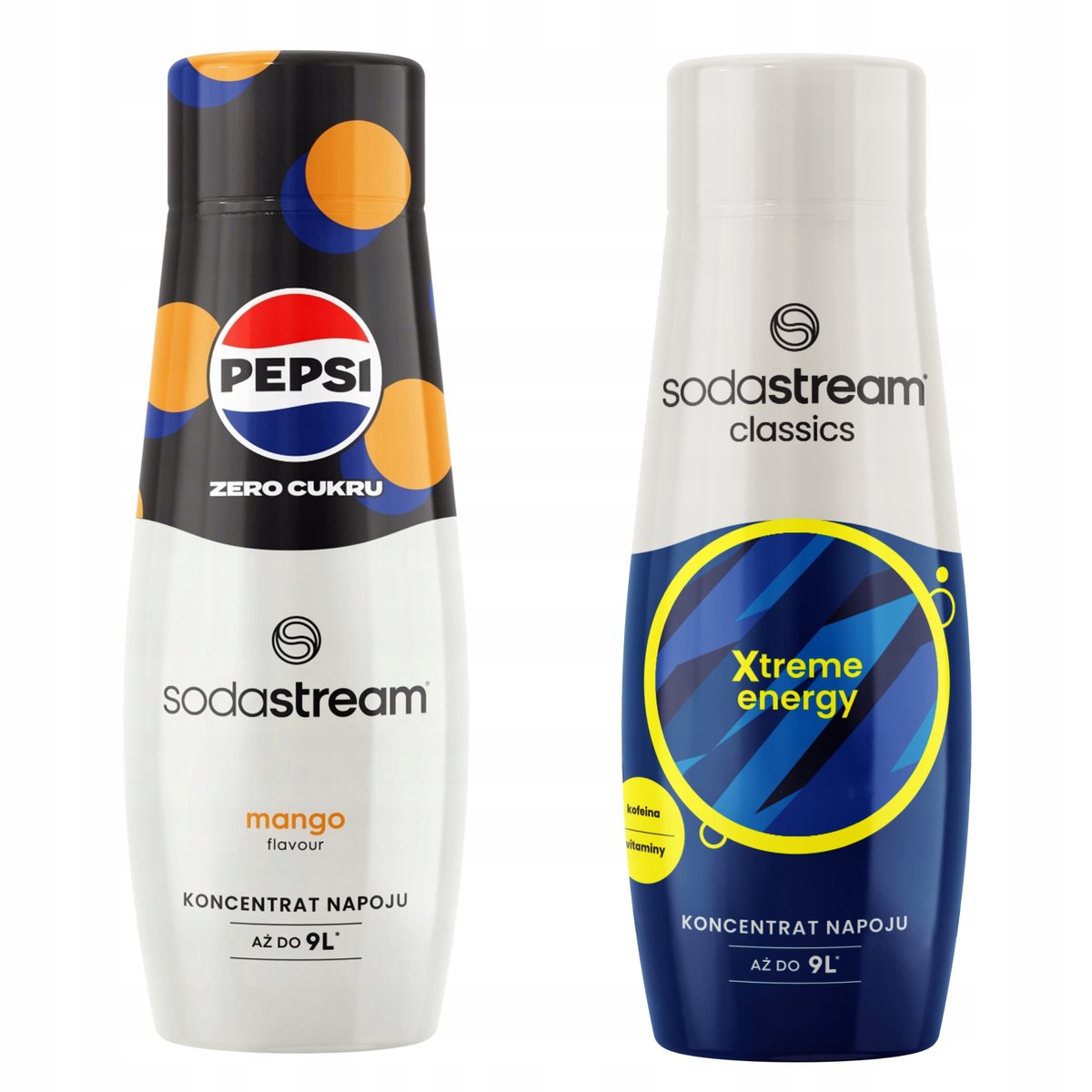 Zestaw 2 koncentratów do wody. Sodastream Pepsi MAX Mango + Energy ...