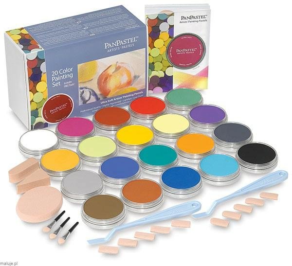 Zestaw 20 Pasteli Kolorów Podstawowych Pure Panpastel - PanPastel ...