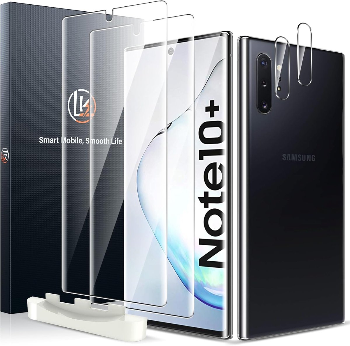 ZESTAW 2x FOLIA OCHRONNA SAMSUNG GALAXY NOTE 10+ 4G/5G +2x SZKŁO NA ...