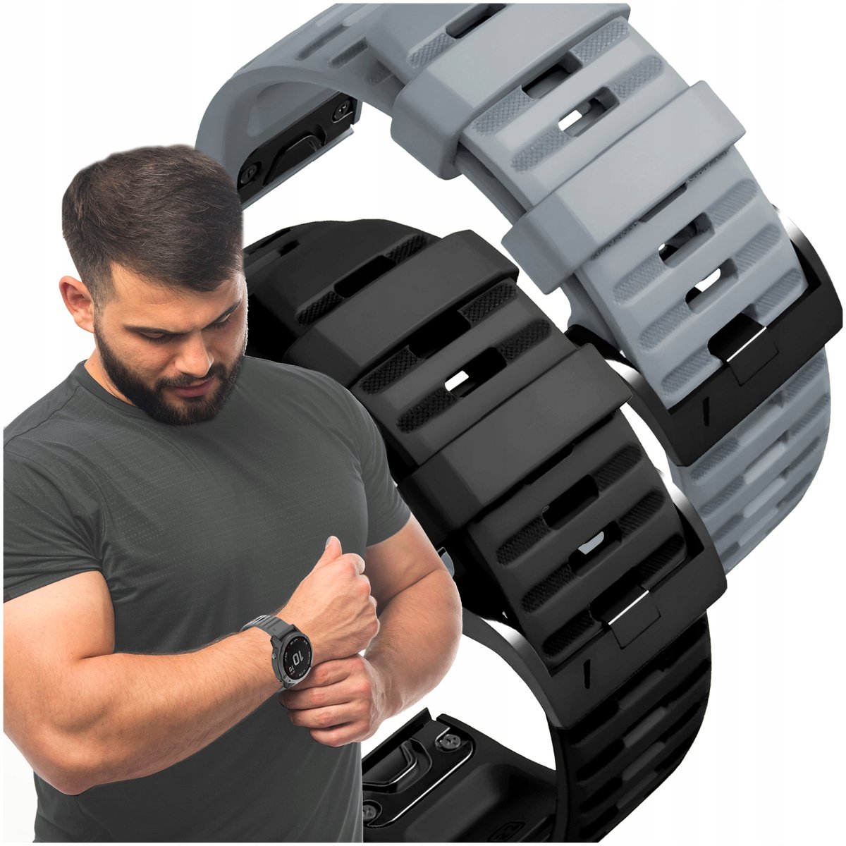 Zestaw:2x Pasek QuickFit do Garmin Fenix 5X 6X 7X Pro Solar Epix Pro 51mm - Chronsmarta | Sklep ...