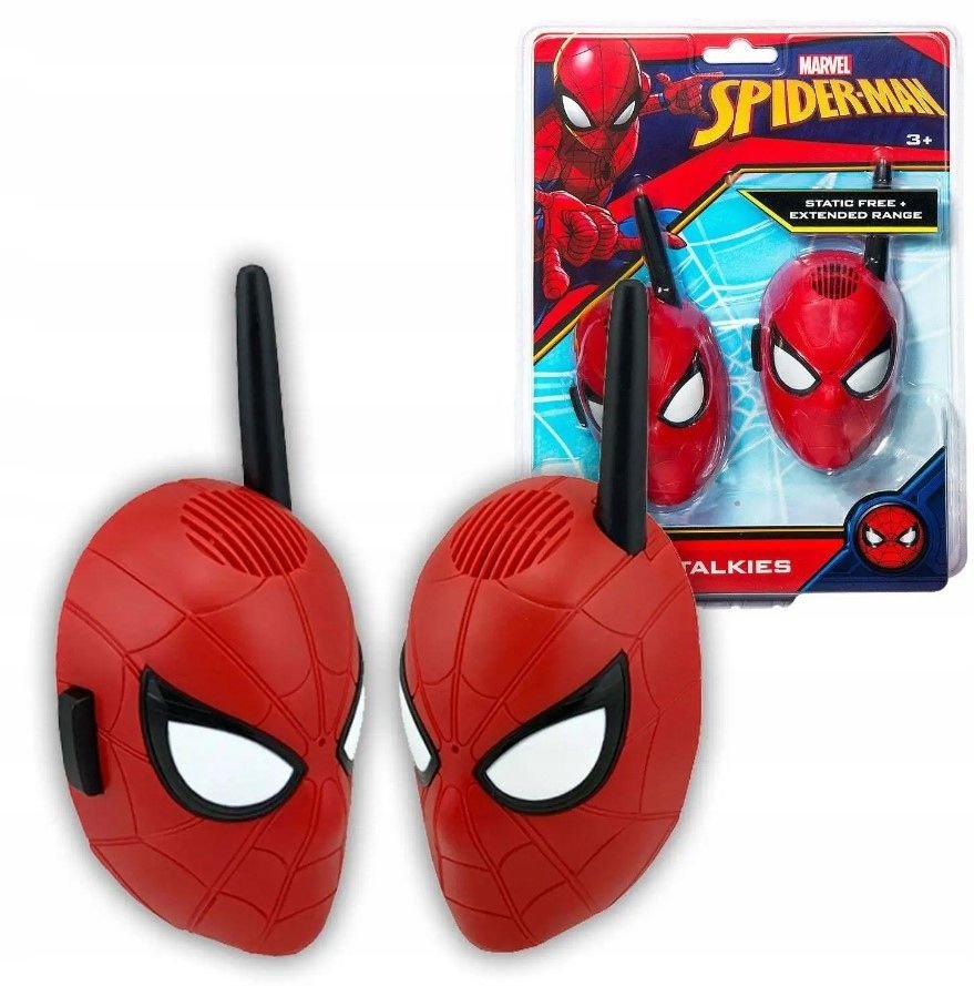 Zestaw 2x Radiotelefon Krótkofalówka Walkie Talkie Talkies Spiderman 150m / Sm-202.11xv9 - Inna ...