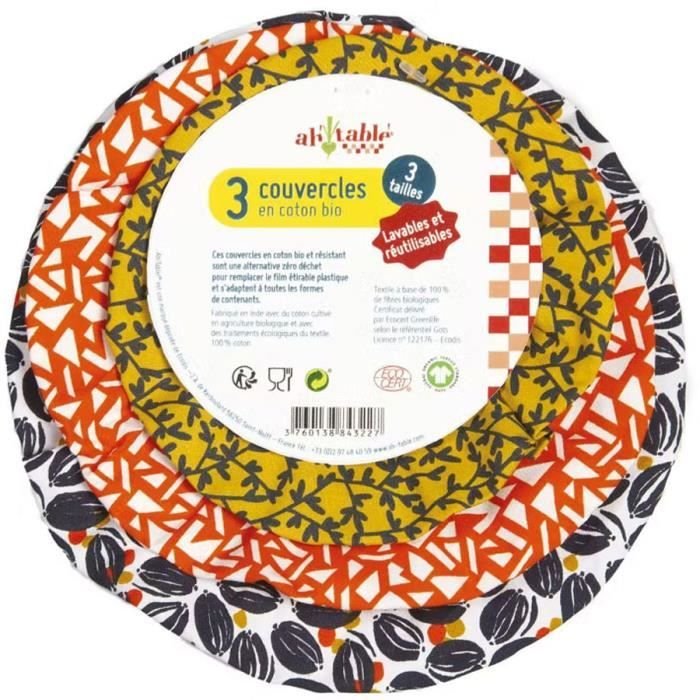 Zestaw 3 dużych pokrywek na miski Graines - AH ! TABLE ! 0,00 - Ah ...