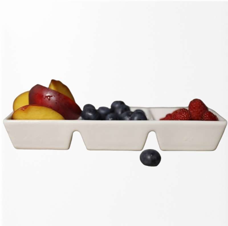 Zestaw 3 kwadratowych miseczek do Sosów Dipów - MPLCo | Sklep EMPIK.COM