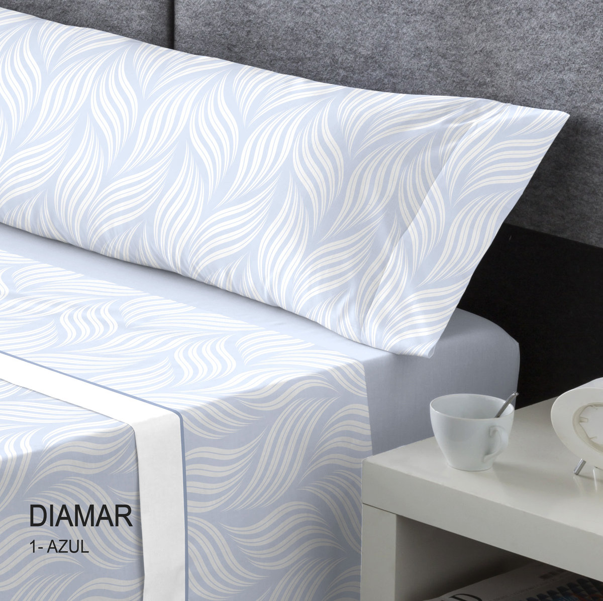 Zestaw 3 sztuk koralowy M/Diamar 160x200cm Niebieski - Inna marka ...