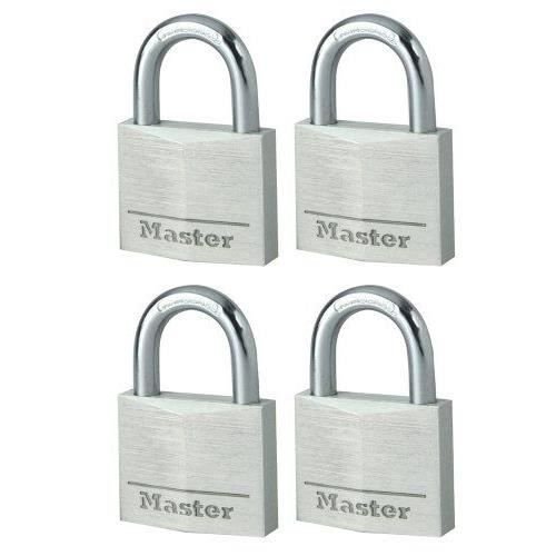 Zestaw 4 kłódek aluminiowych Master Lock 9140EURQNOP 40 mm (import z ...