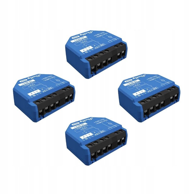 Zestaw 4 Sterowników Shelly 1 Gen3 WiFi/Bluetooth - Shelly | Sklep ...
