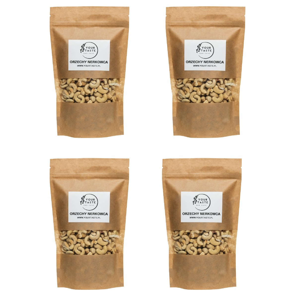 Zestaw - 4x Orzechy nerkowca 500g - Inna marka | Sklep EMPIK.COM