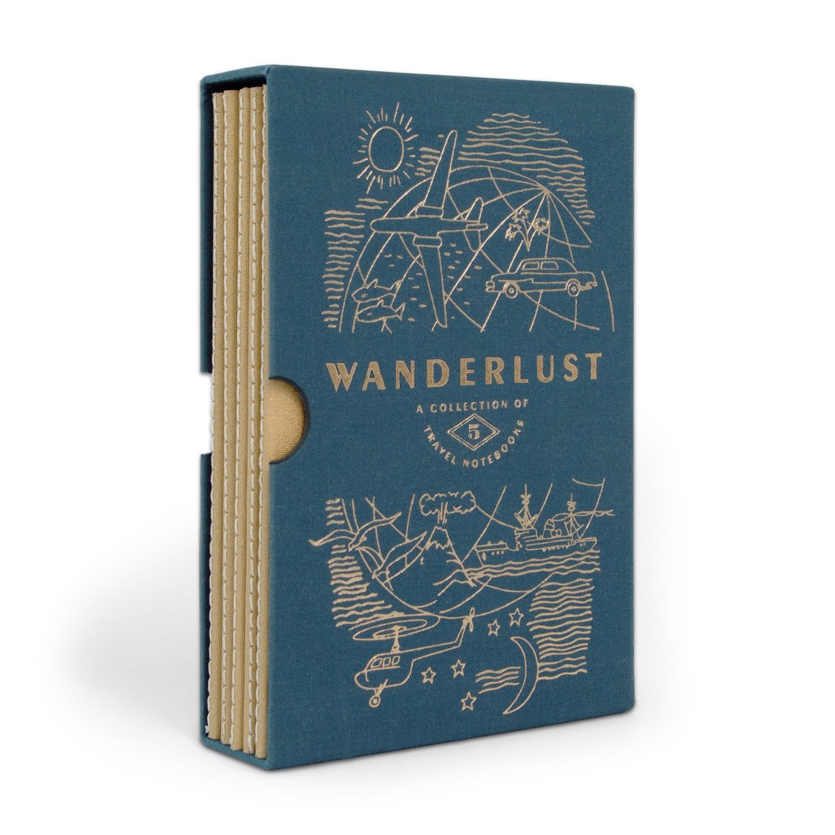 Zestaw 5 planerów podróży 'Wanderlust' | DESIGNWORKS INK - Inne | Sklep ...