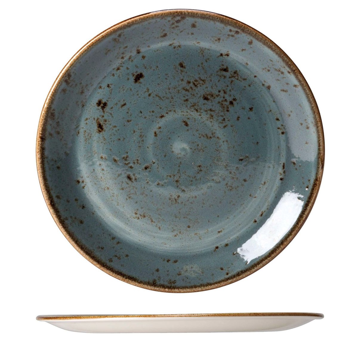 Zestaw: 6x Talerz coupe Craft Blue 255 mm - Fine Dine | Sklep EMPIK.COM