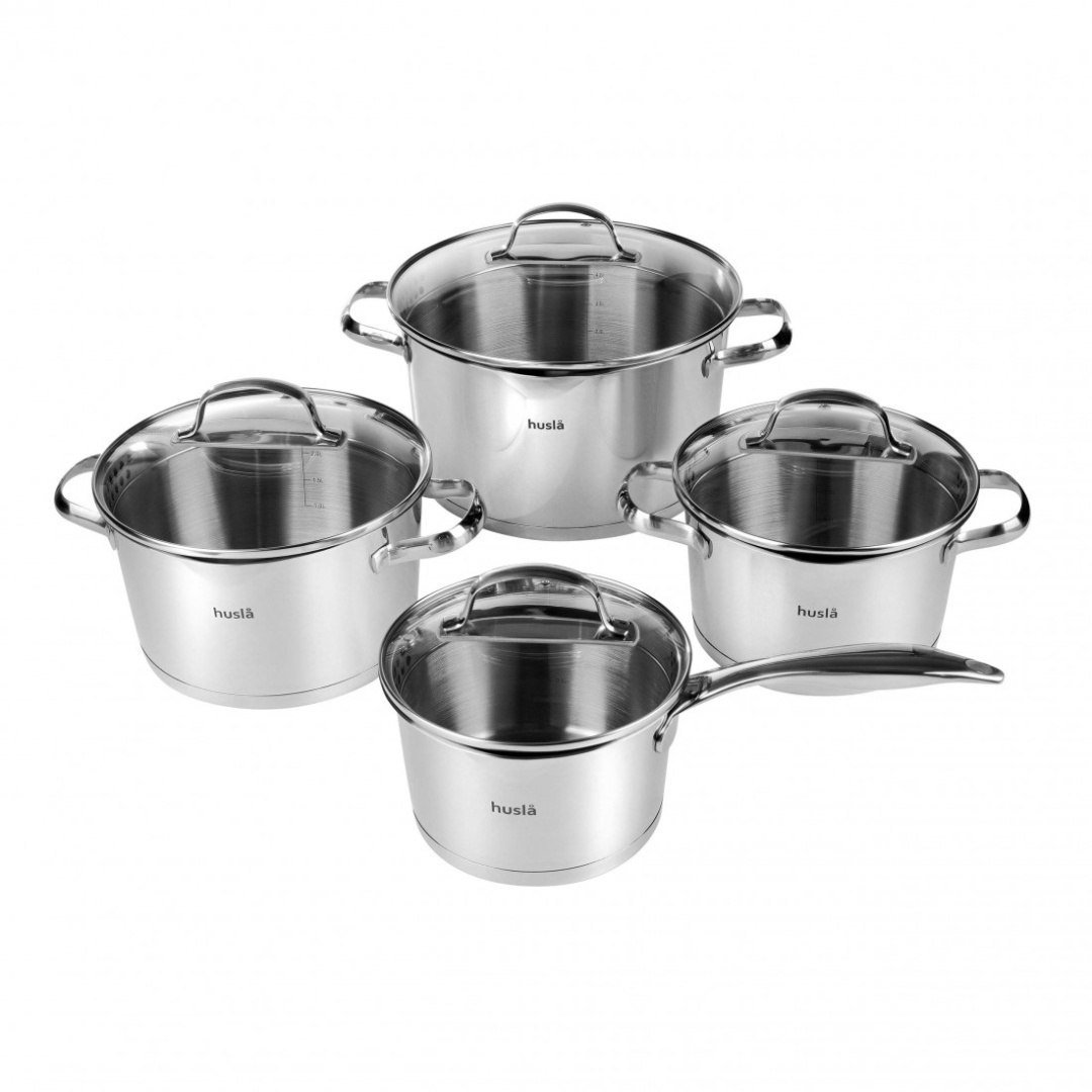 Zestaw 8 Elem. Garnków Stalowych Husla Blossom 73965 - Husla | Sklep ...