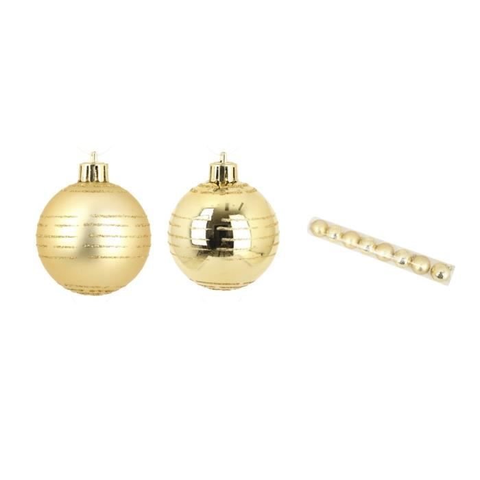 Zestaw 8 kulek dekoracyjnych w paski - Inna marka | Sklep EMPIK.COM