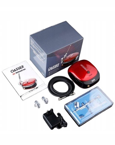 ZESTAW AEROGRAF OASSER AK1 Z MINIKOMPRESOREM - inna (Inny) | Sklep ...